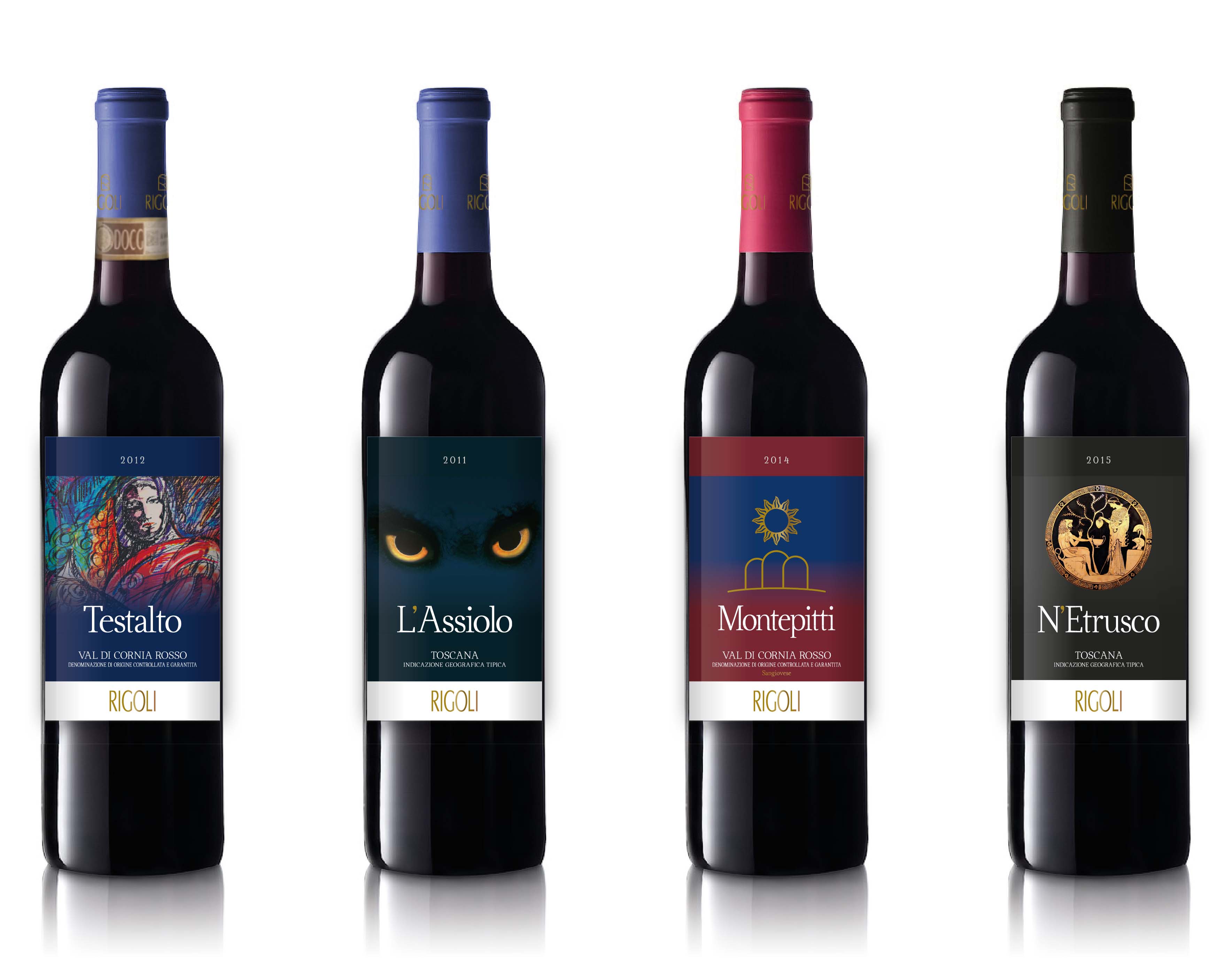 Nuovo style per le Etichette Rigoli - Rigolivini